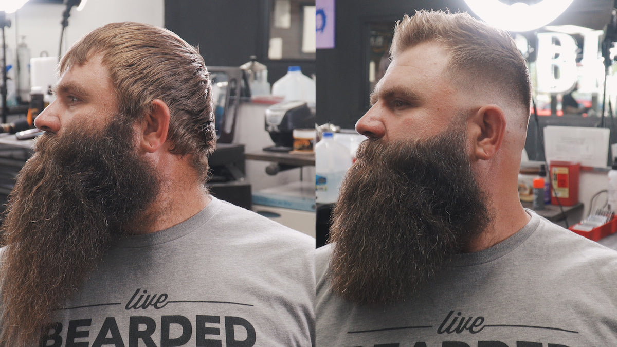 Massive Beard Trim and Style Transformation – Live Bearded