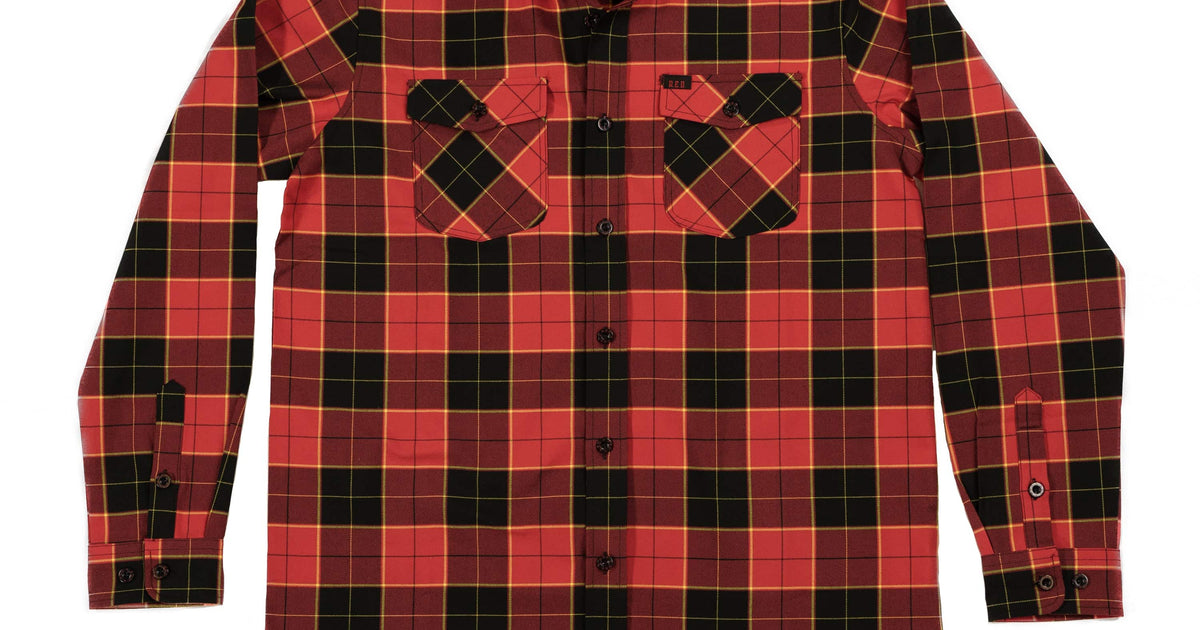 R.E.D. Flannel – Live Bearded