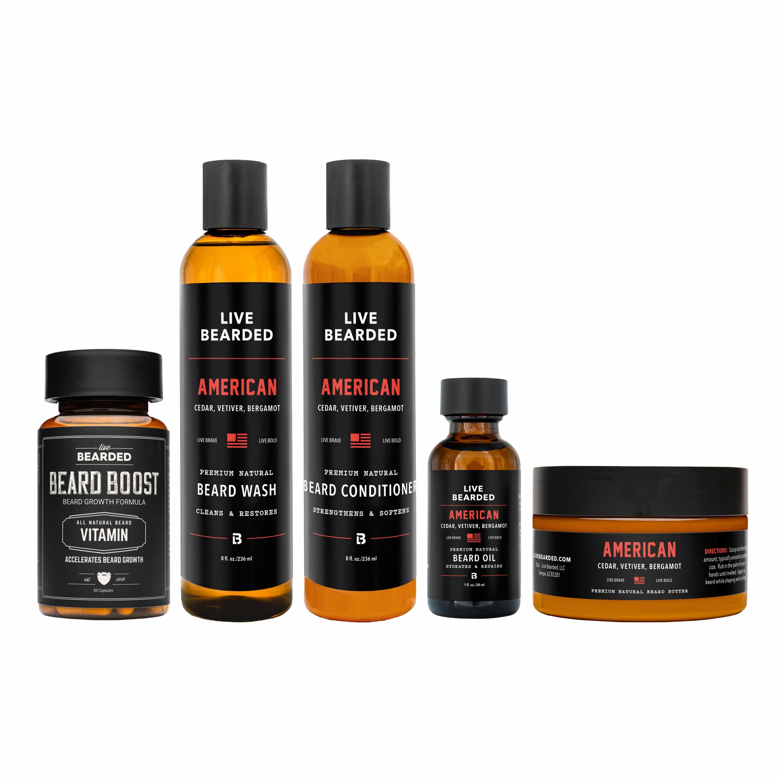 Premium Beard Kits and Bundles: Complete Care for Your Beard | Live Bearded