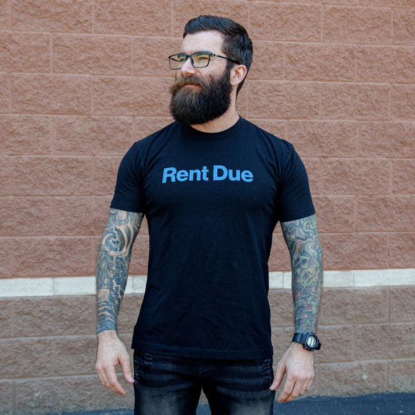 Rent Due Tee – Live Bearded