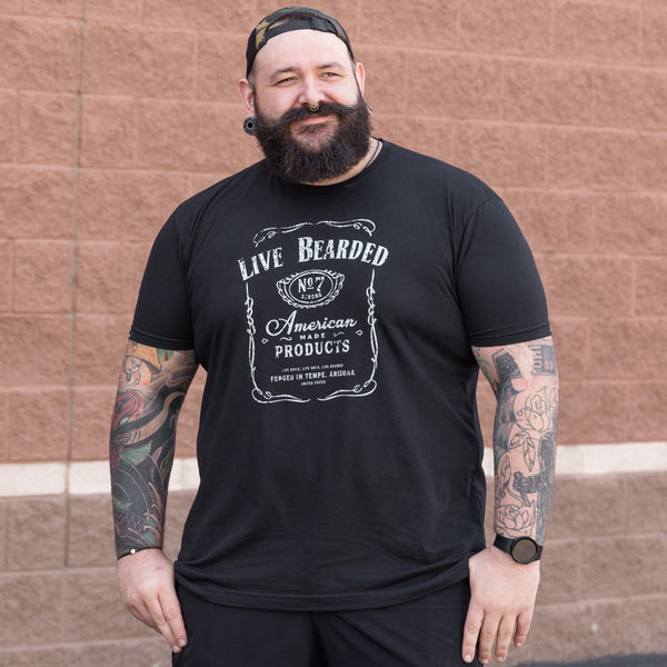 7th Anniversary Tee – Live Bearded