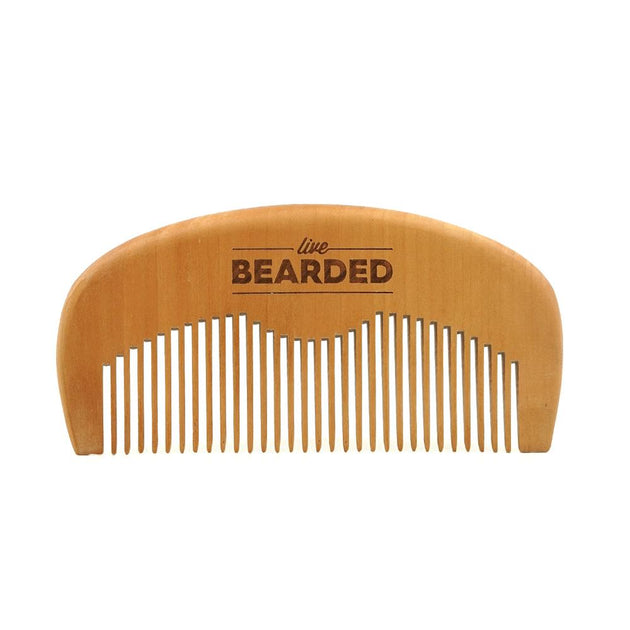 Beard Comb - Natural Wood – Live Bearded